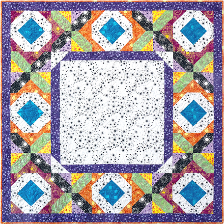Cosmic Party Quilt Pattern - PDF Download - Stitch By Stitch Custom ...